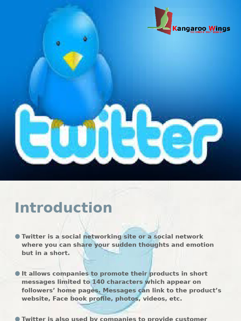 Twitter.pptx(anshul)completed | PDF