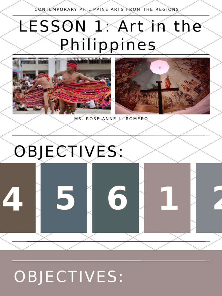 Lesson 1 Art in The Philippines | PDF | Liberal Arts Education | The Arts