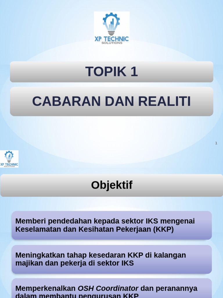 Topik 1 - Cabaran Dan Realiti IKS | PDF