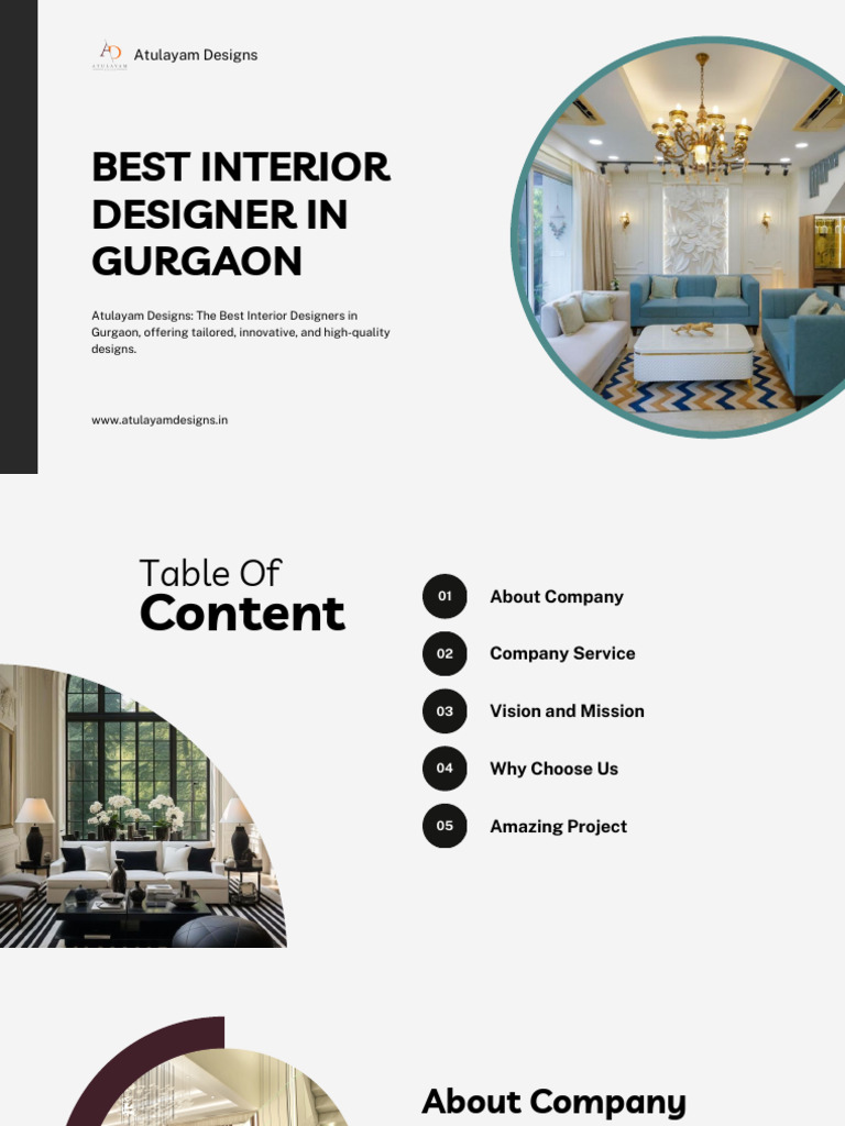 Atulayam Designs: Top Interior Designers | PDF