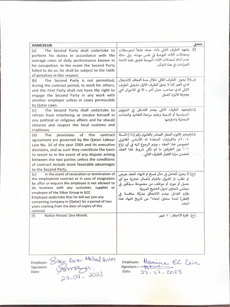 Annexeur Hanine El Zein | PDF