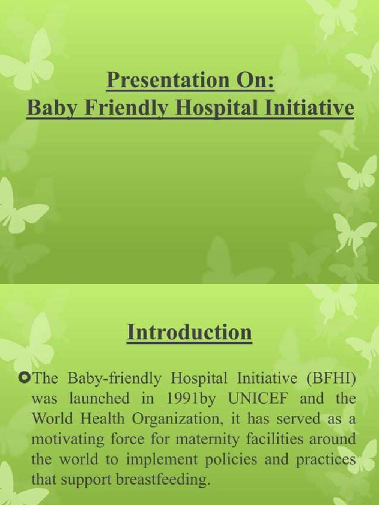 Baby Friendly Hospital Initiative PDF | PDF