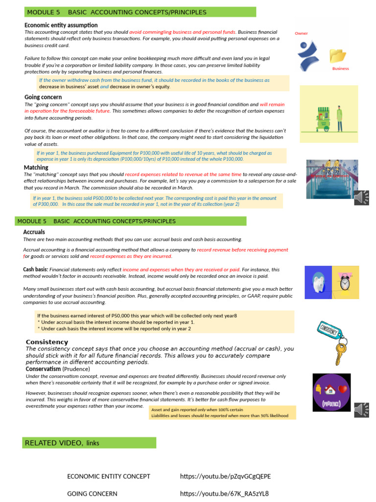 Economic Entity Assumption in Accounting | PDF | Basis Of Accounting ...