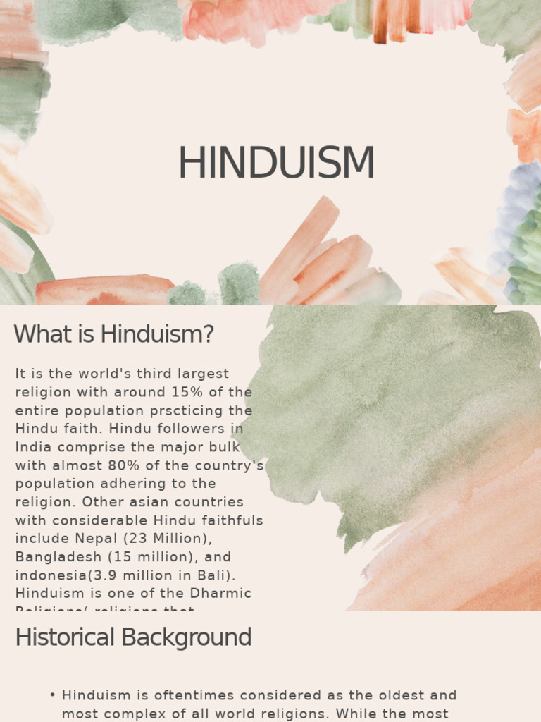 Overview of Hinduism's Origins and Beliefs | PDF | Vedas | Shiva