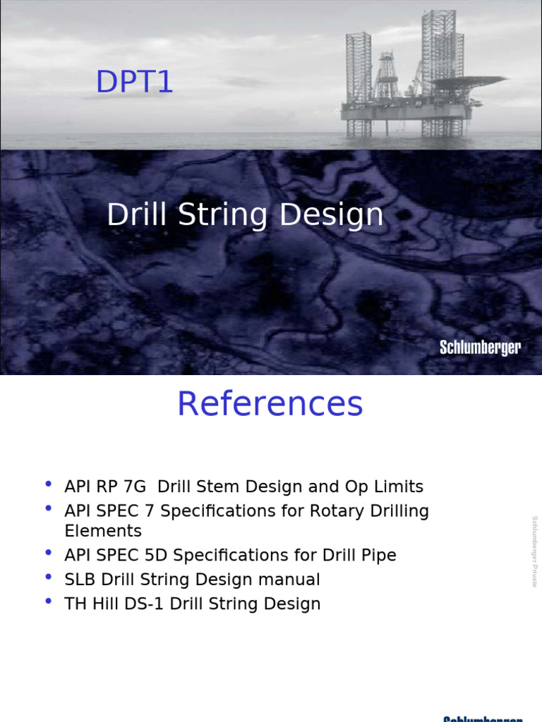 DPT1 - 02 - Drill String Design | PDF | Pipe (Fluid Conveyance) | Buckling