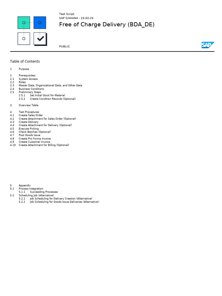 Bda S4hana2023 Bpd En Pdf Pro Forma Invoice