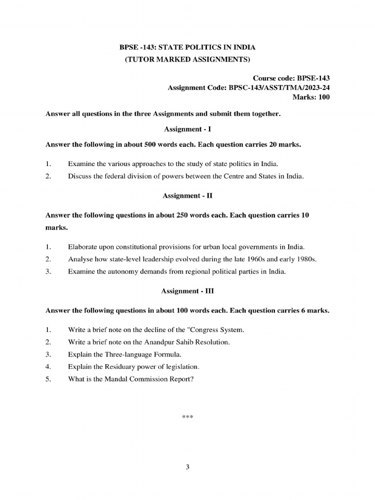 BPSE 143 EM 2023 24 KUNJ PUBLICATION Yntmnw | PDF