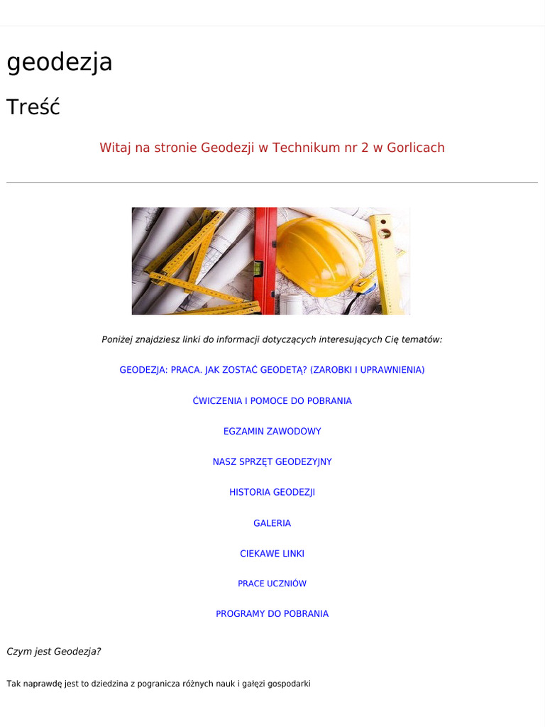 Geodezja | PDF