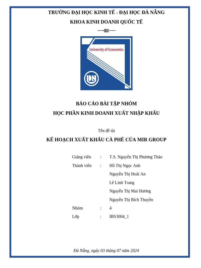 PRJ2 Nhóm 4 Cà Phê 2 1 1 | PDF