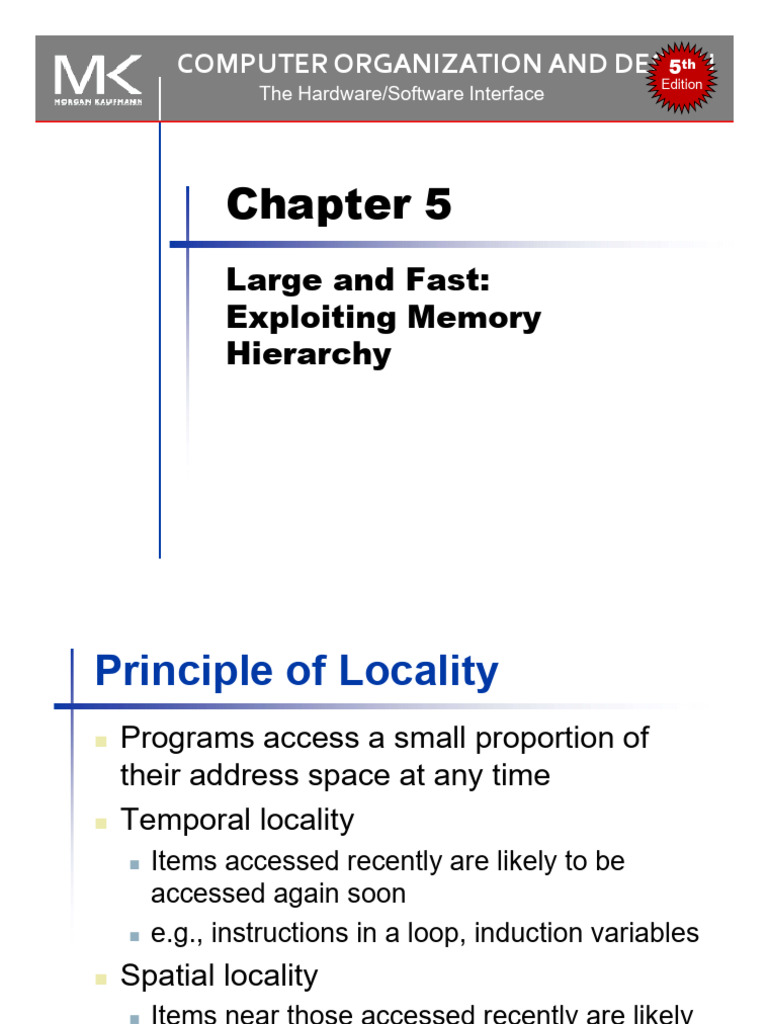 363 Note Ch5 | PDF | Cpu Cache | Random Access Memory