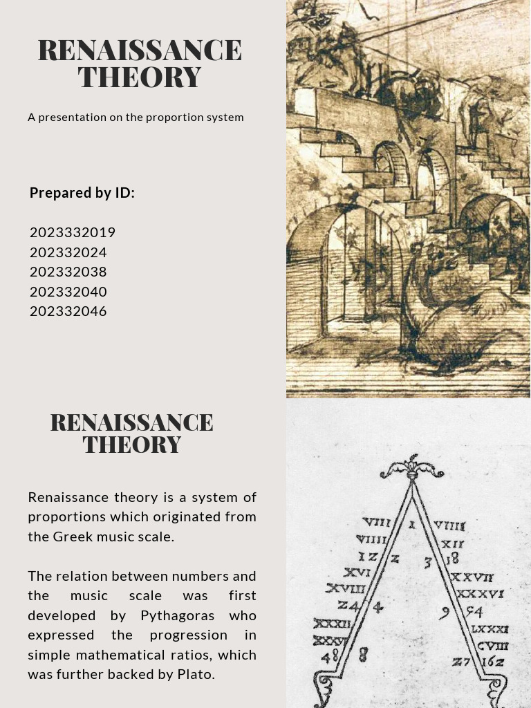 Renaissance Theory: Prepared by ID | PDF