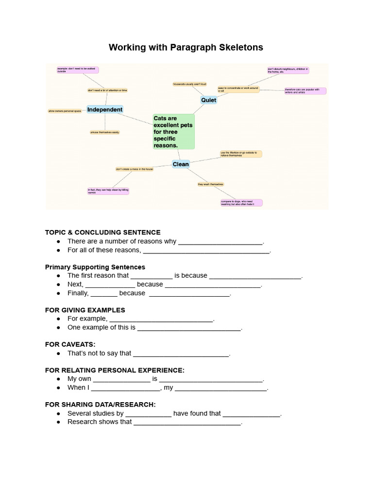 Working With Paragraph Skeletons | PDF