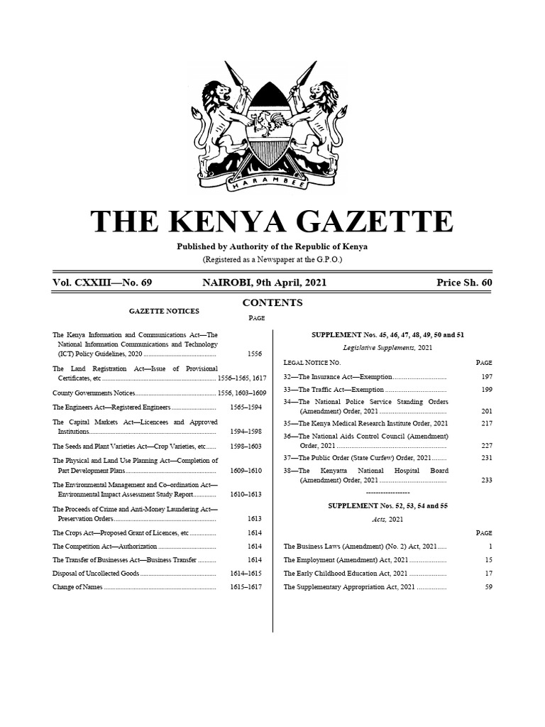 Gazette Notice Ict Policy Equity Participation | PDF | Property Law ...
