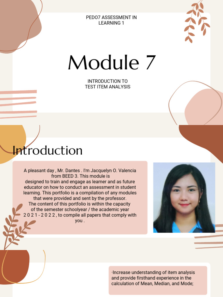 Valencia Portfolio Module7 Ped07 | PDF