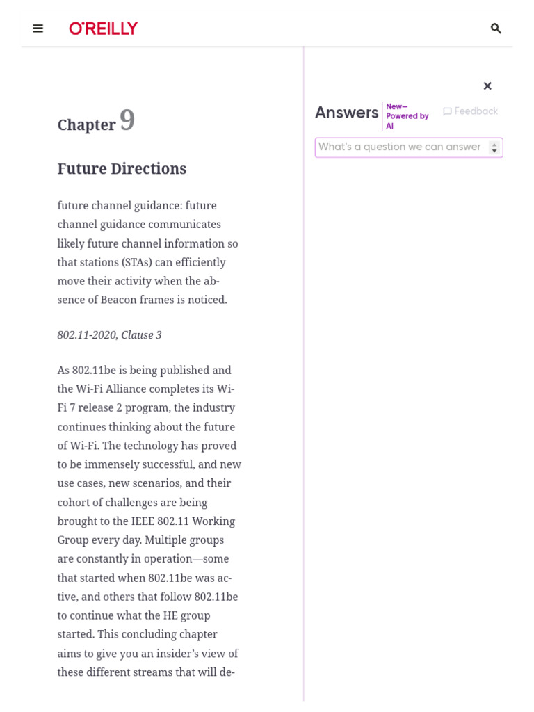 Chapter 9. Future Directions - Wi-Fi 7 in Depth - Your Guide To ...