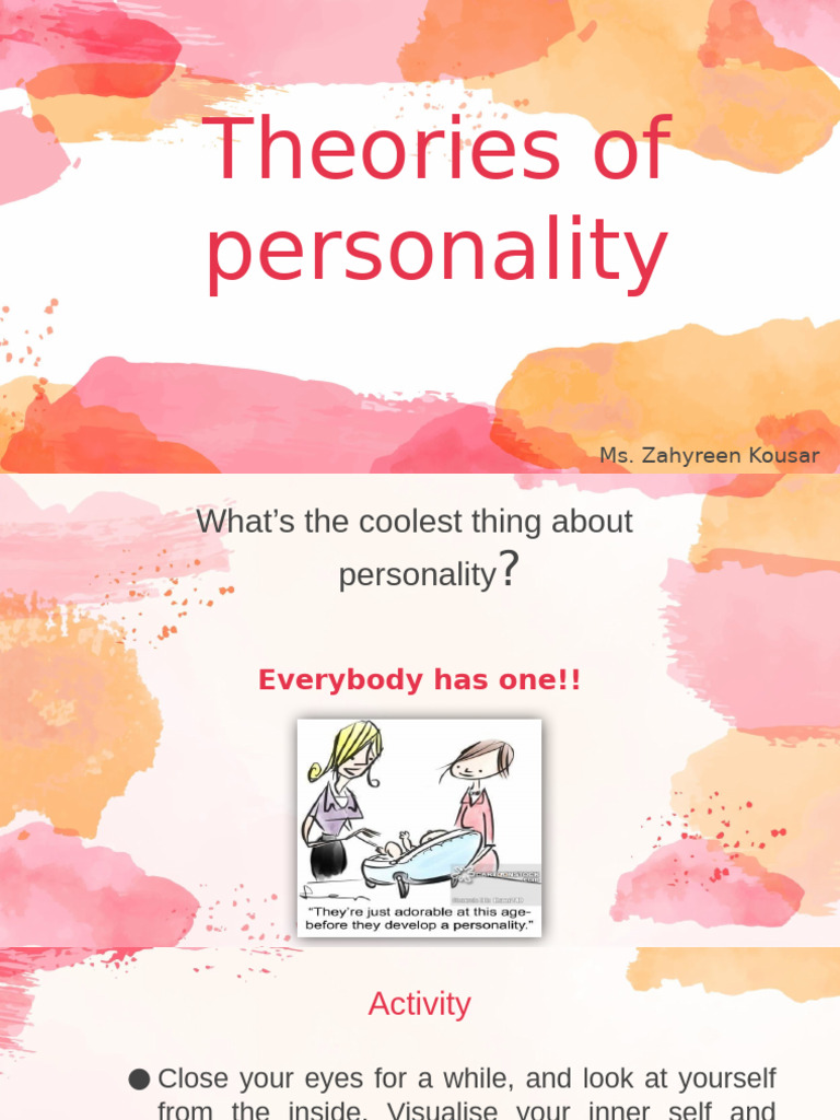 1 - Introduction To Theories of Personality | PDF | Theory | Hypothesis
