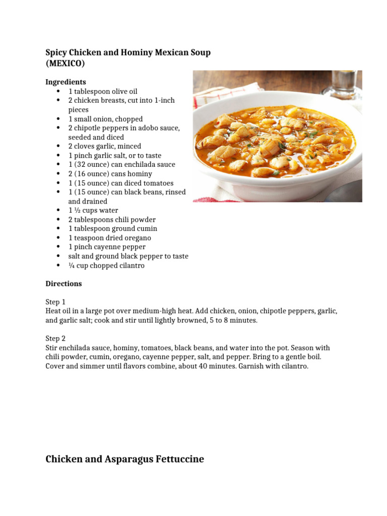 Cuisine World Food Recipes | PDF | Dumpling | Foods