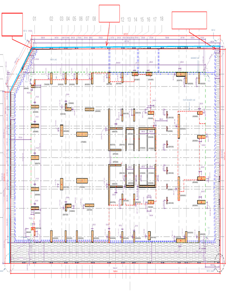 Column Center Line | PDF