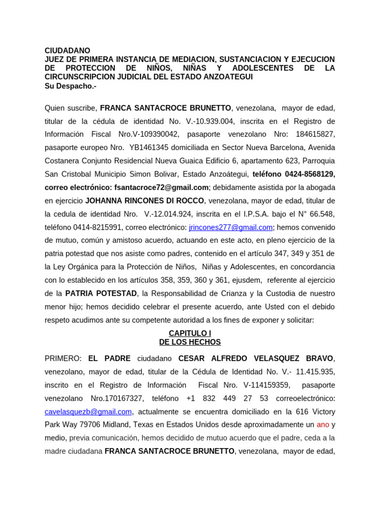 Ejercicio Unilateral Natalia Velasquez (1) ULTIMA REFORMA | PDF ...