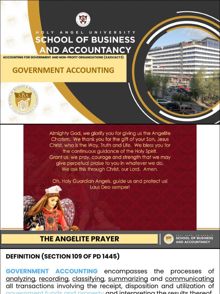 XADVACT3 [PPT] MODULE 05 - GOVERNMENT ACCOUNTING (part 1) - 11.06.2023 v1 | PDF | Budget ...