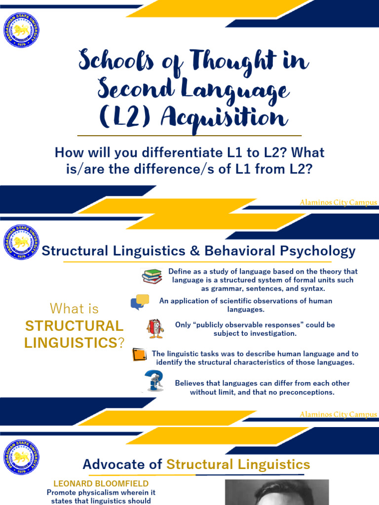 L1 vs L2: Key Differences Explained | PDF | Constructivism (Philosophy ...