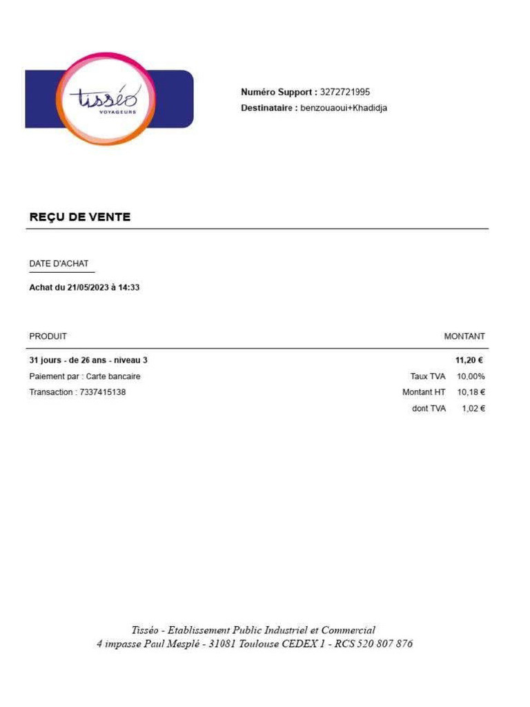 Facture Transport | PDF