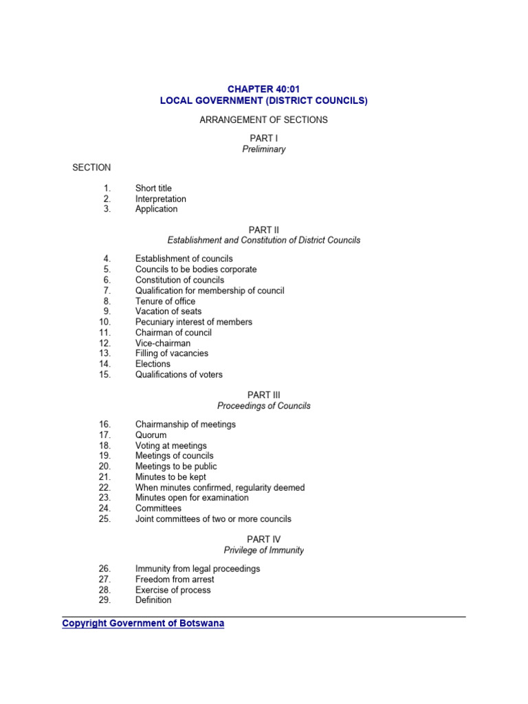 Local Government Act: District Councils | PDF | Search Warrant | Justice
