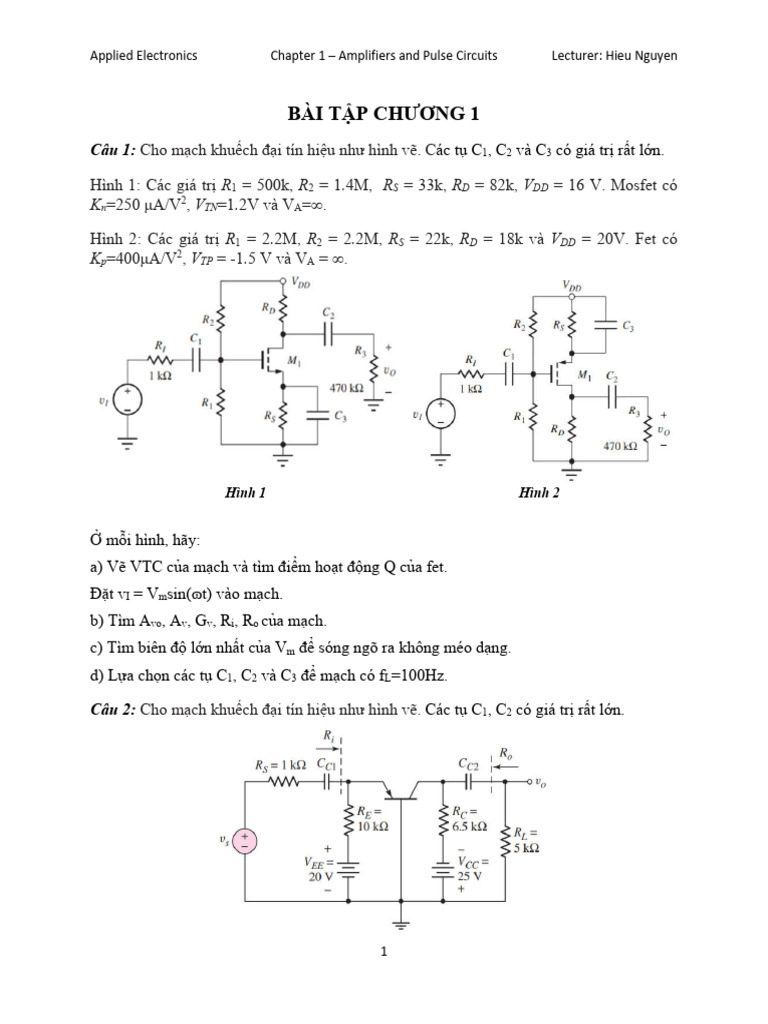 Exercise Chapter 1 | PDF