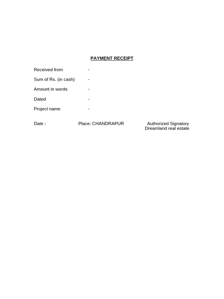 DLR - Payment Receipt | PDF