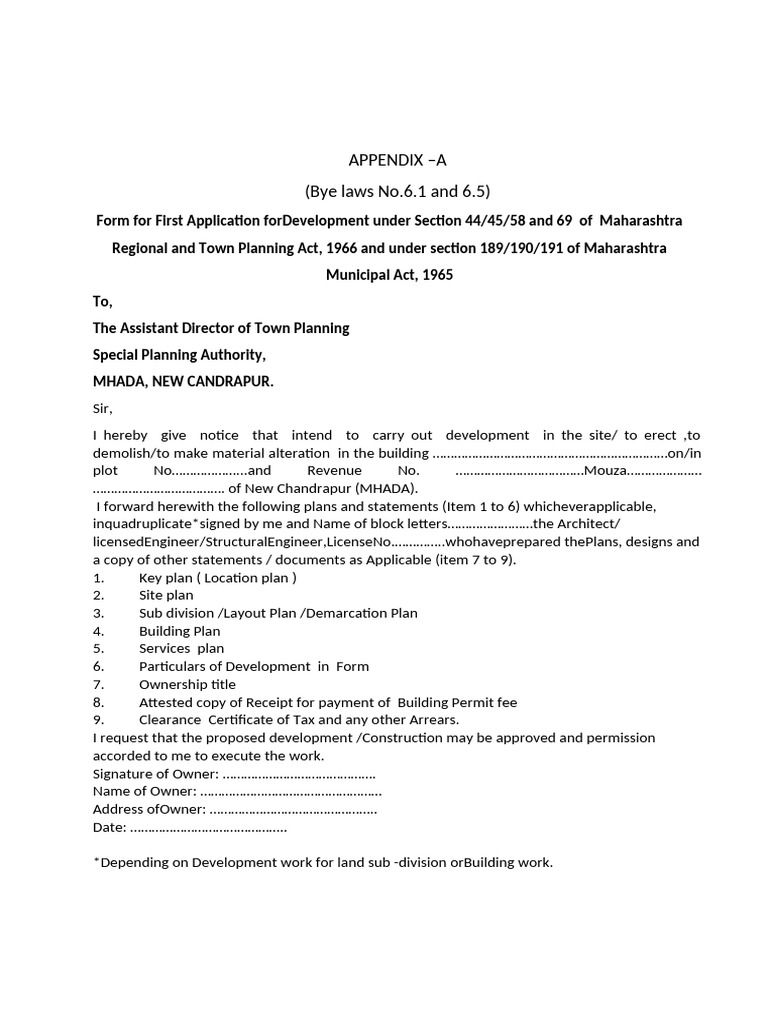 Appendi X Mhada | PDF | Art | Technology & Engineering