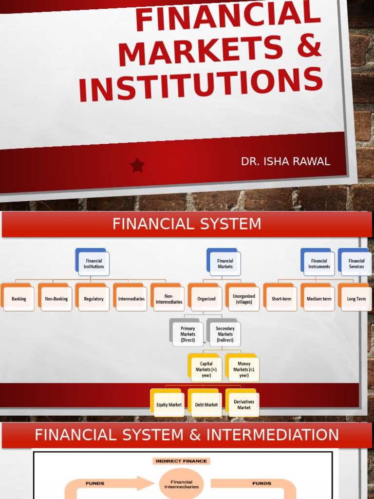 Financial Markets & Institutions | PDF