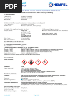 Hempalin Enamel 52140 MSDS | PDF | Chemistry | Occupational Safety And ...