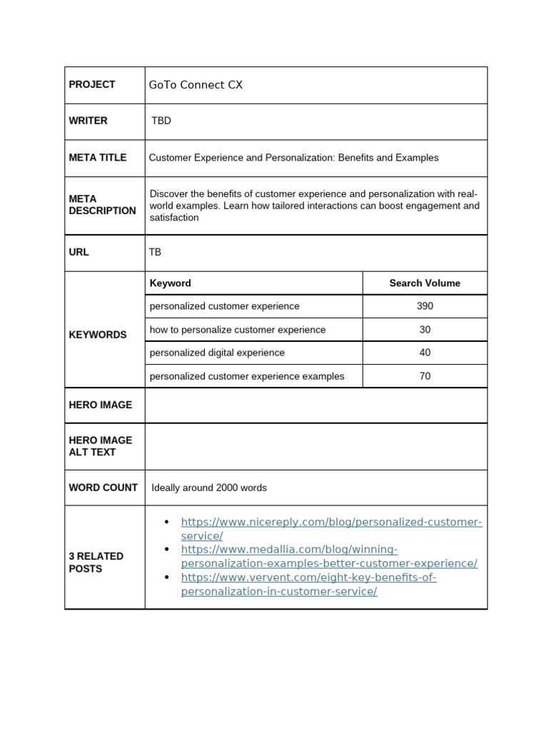 Benefits of Personalization in CX | PDF | Customer Experience ...