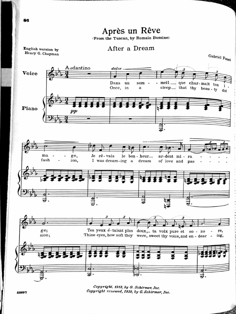 Après Un Reve | PDF