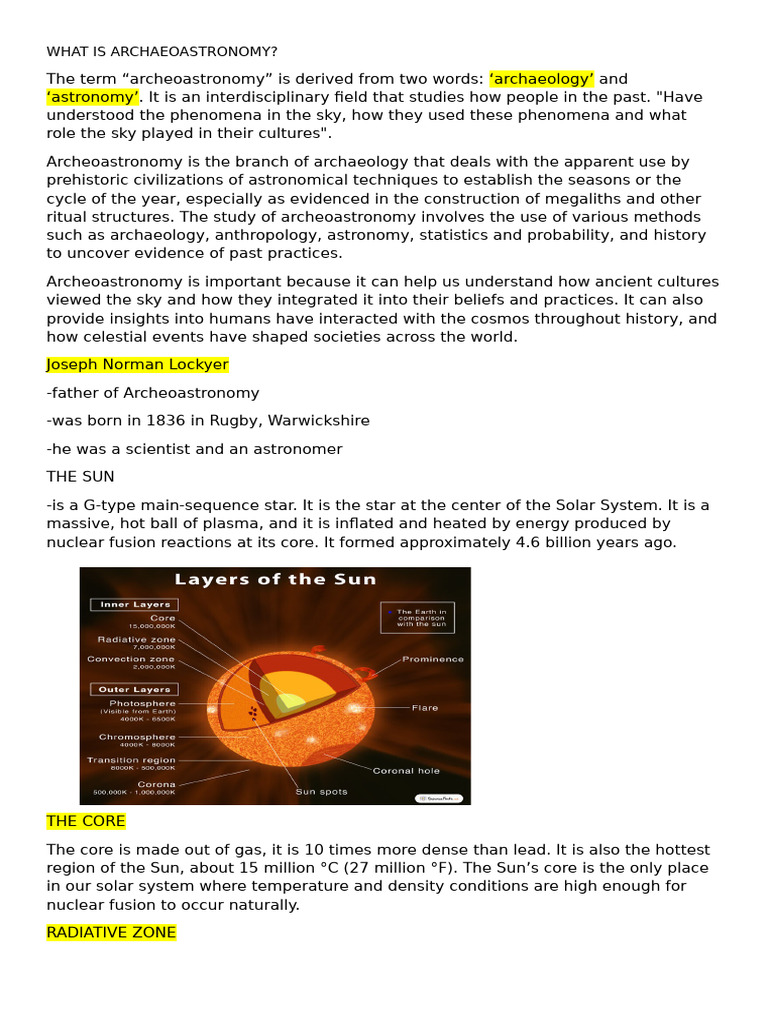 What Is Archaeoastronomy | PDF | Solar System | Planets