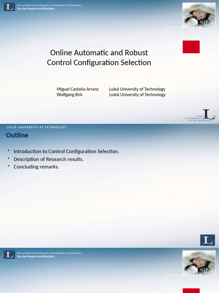 Online Automatic and Robust Control Configuration Selection | PDF ...