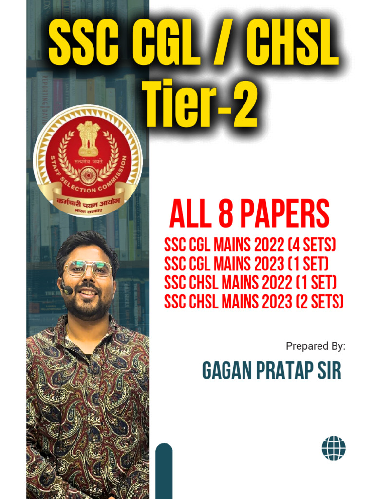 SSC CGL - CHSL Mains All 8 Papers With Solutions | PDF