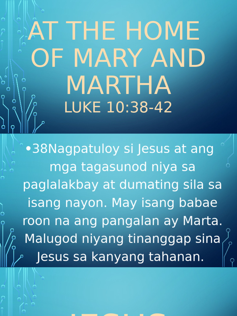 The Visitation of Jesus | PDF