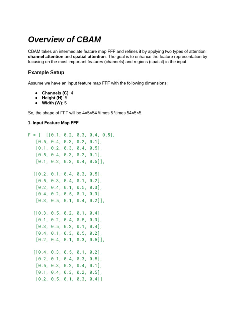 Understanding Cbam | PDF | Cognitive Science | Applied Mathematics