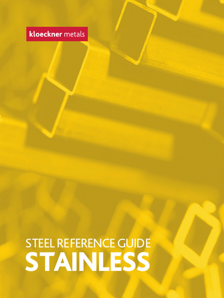 KMC Steel Reference Guide Stainless | PDF | Stainless Steel | Steel