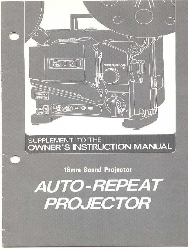 Eiki - Sl-Aro-Series - Owner-Manual | PDF