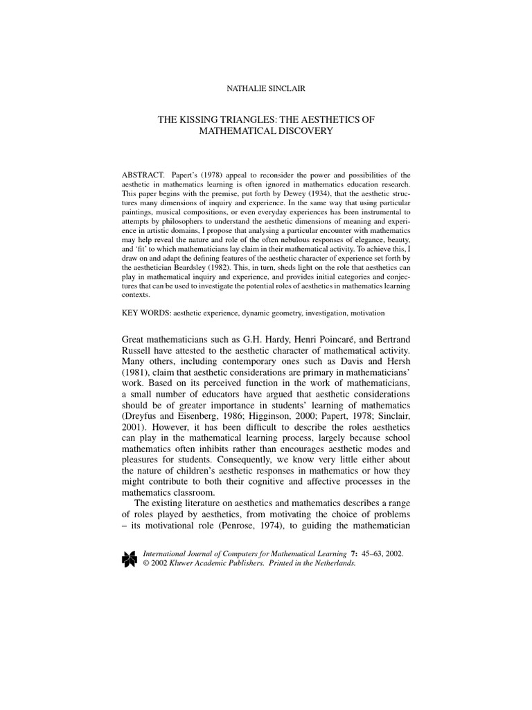 kissing_triangles | PDF | Aesthetics | Triangle