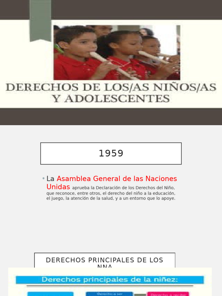 Derechos de Los Nna | PDF | Ciencias sociales | Estilo de vida