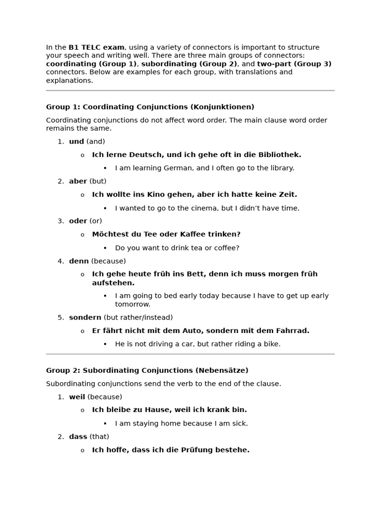 B1 German Grammar | PDF | Speed Reading | Semantics