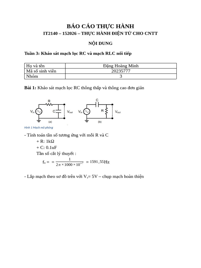 Lab 03 Lê Kim Phú 20235808 Nhóm 3 1 | PDF