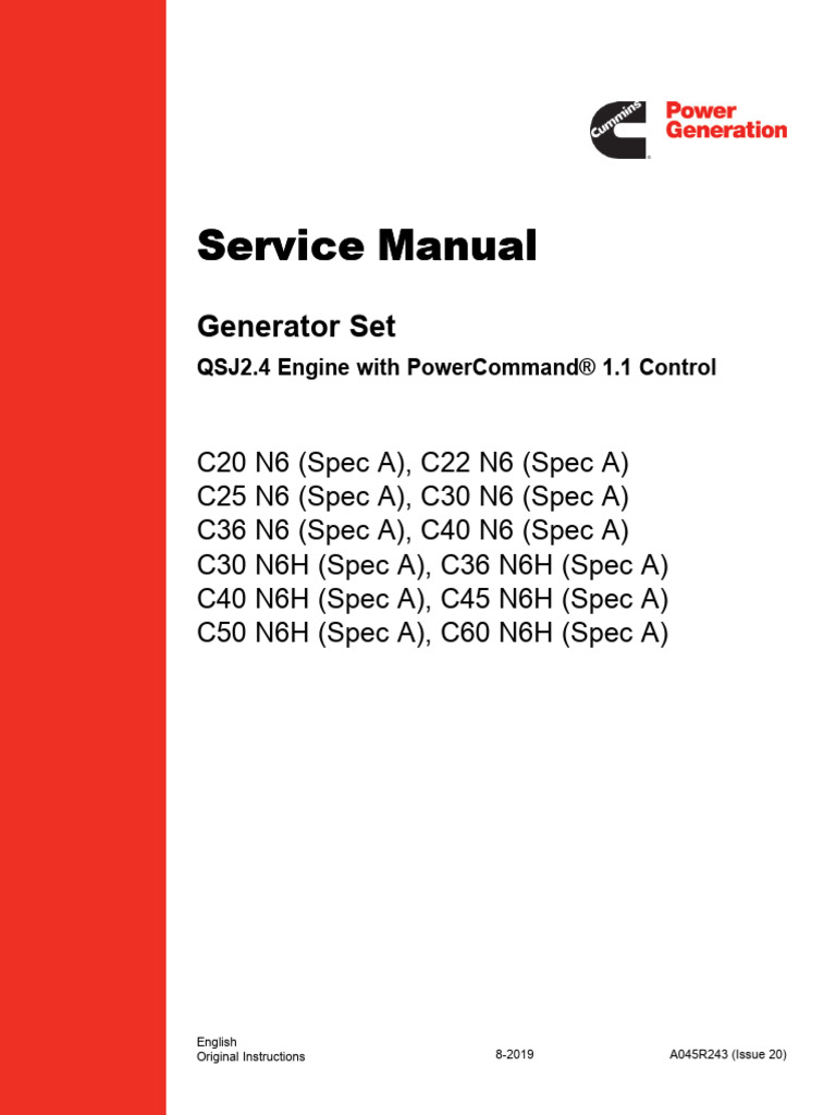 C36N6 Service Manual | PDF | Carbon Monoxide | Exhaust Gas