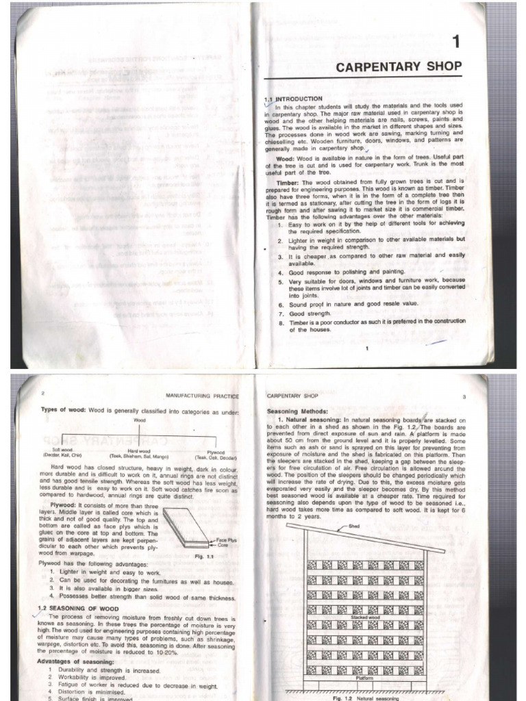 Carpentry Workshop Notes | PDF