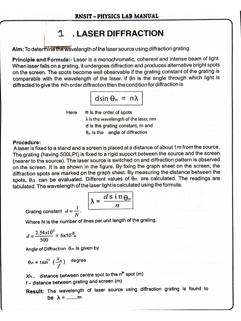 1.laser Diffraction | PDF