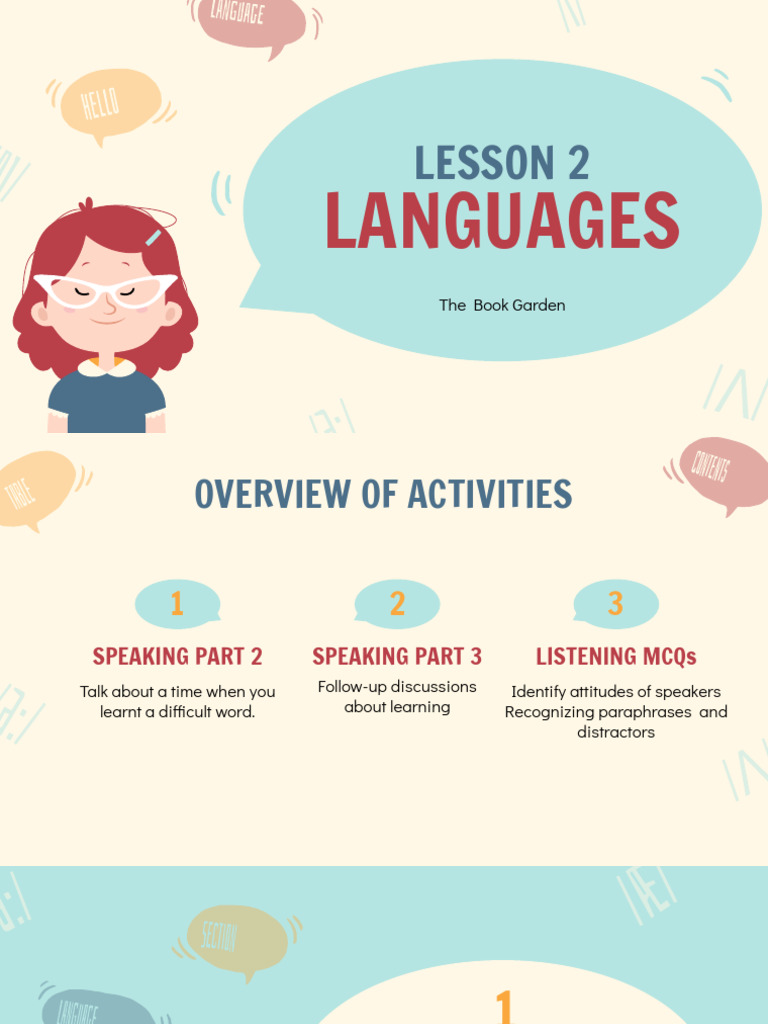 (TBG) Band 6.0-6.5 - Lesson 2 - Language | PDF | Multiple Choice | Cognition
