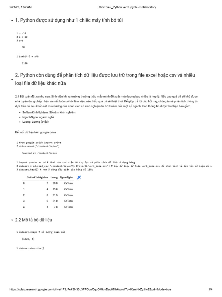 GioiThieu - Python Ver 2.ipynb - Colaboratory | PDF GioiThieu - Python Ver 2.ipynb - Colaboratory | PDF